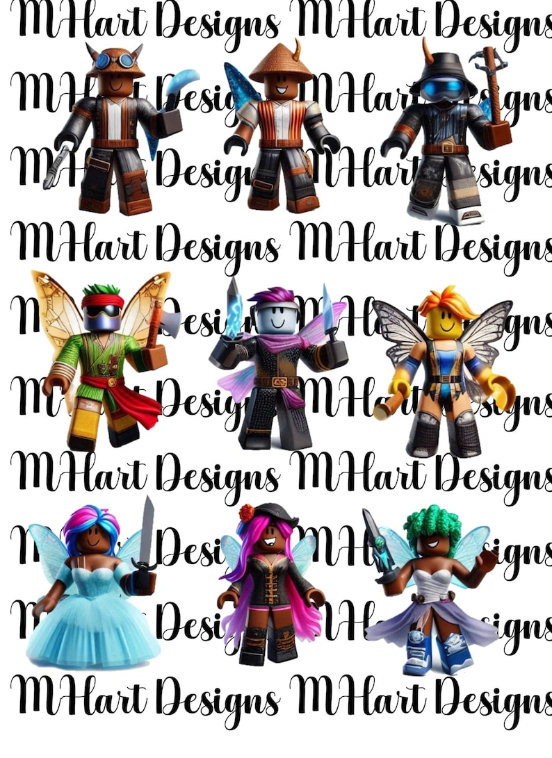 Roblox Stickers, Sticker Sheet, 40+ Printable Pdf File- Png File ...