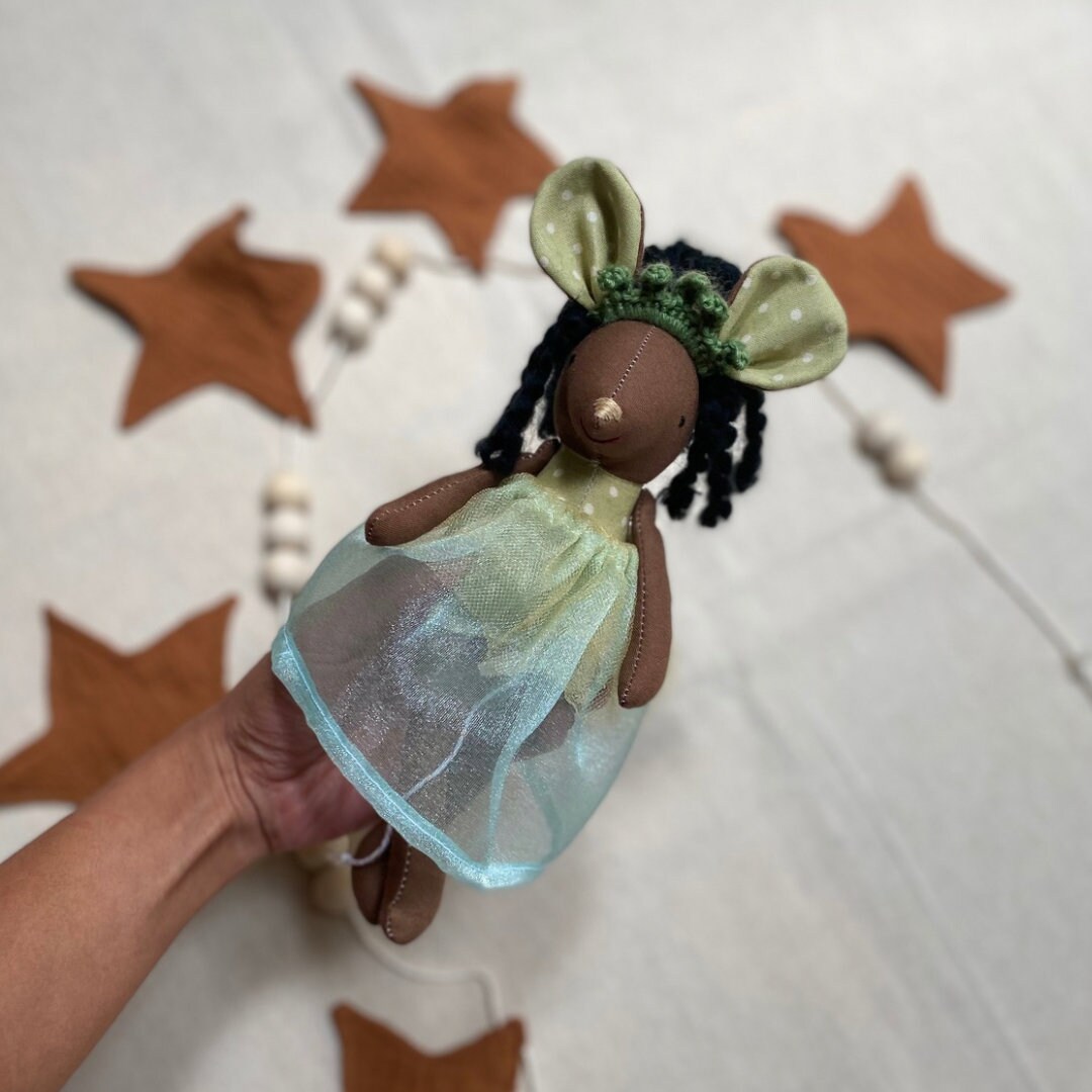 Tiana Mouse Stuffed Animal Princess and the Frog Doll Tiana Doll ...