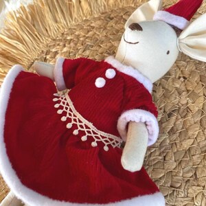 Christmas Mouse Stuffed Animal • Santa Mouse Doll • Mouse Familly Doll ...