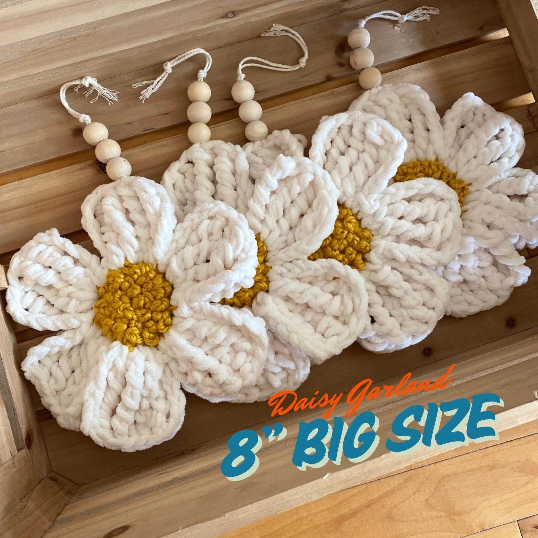 Daisy Drcor • Crochet Daisy Deocr • Daisy Bedroom Hanging • Daisy ...
