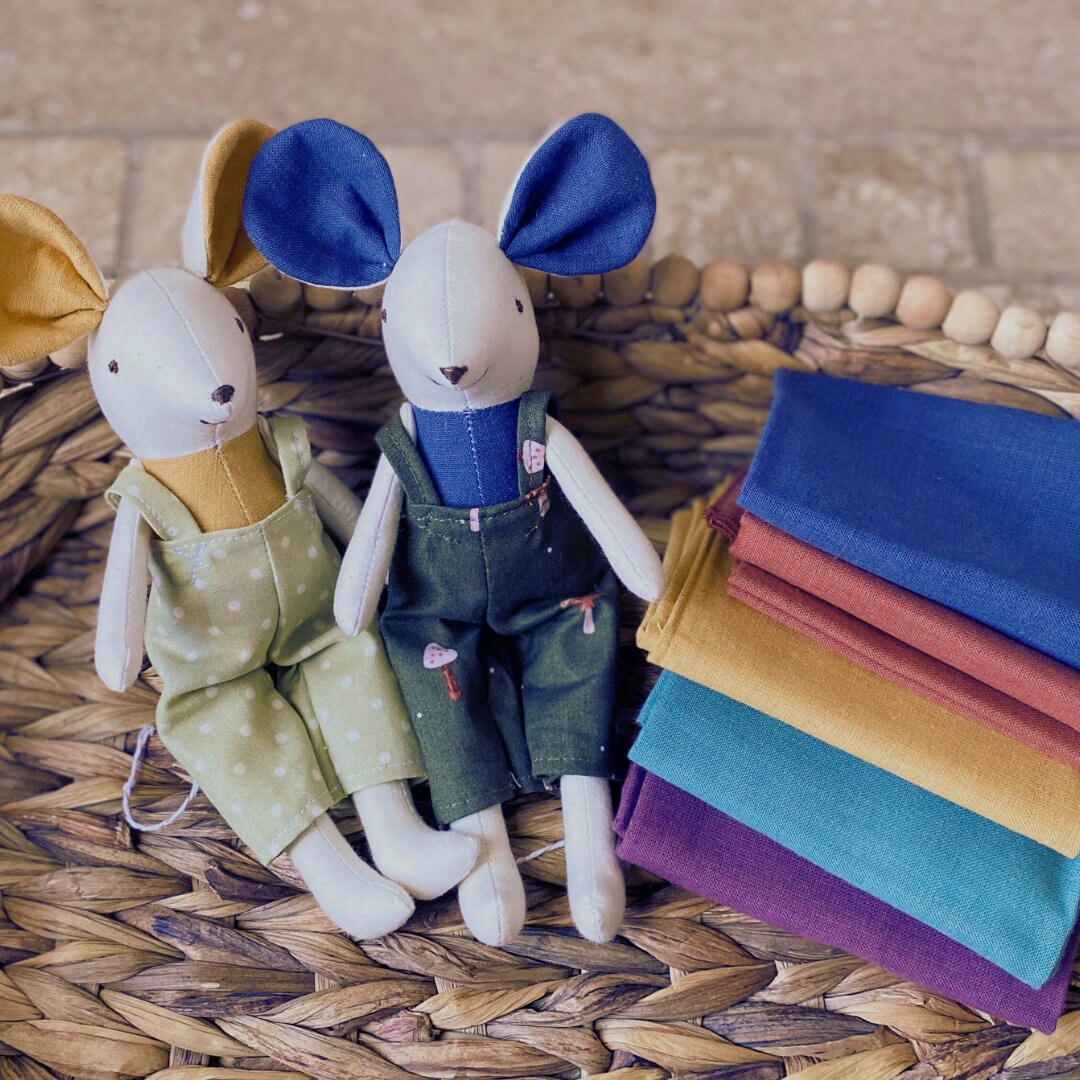 Maileg Mouse Doll Mouse Familly Doll Dollhouse Mouse Miniature Doll ...