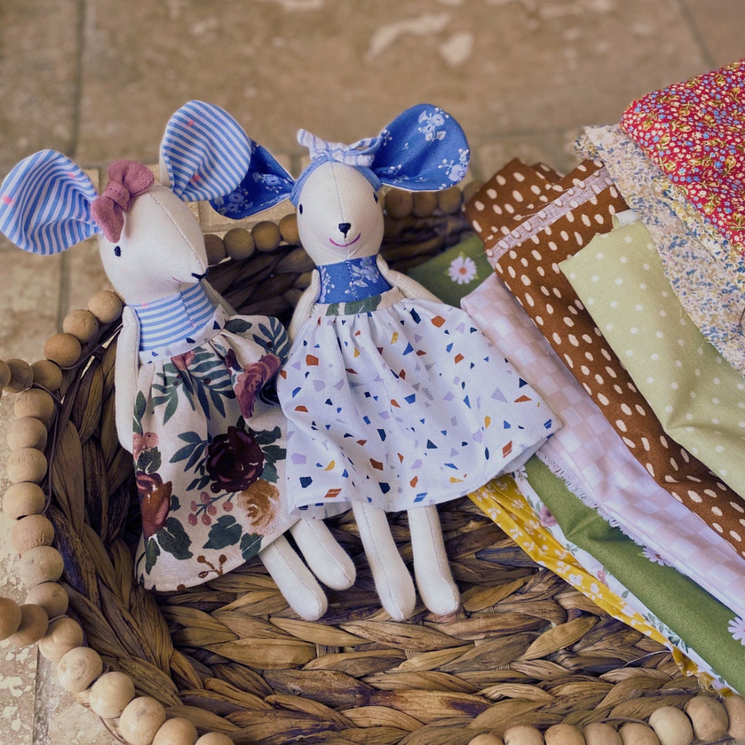 Maileg Mouse Doll Mouse Familly Doll Dollhouse Mouse Miniature Doll ...