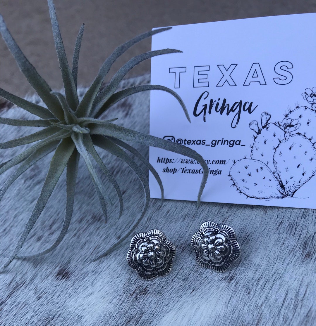 Texarkana Mini Concho Studs - Etsy