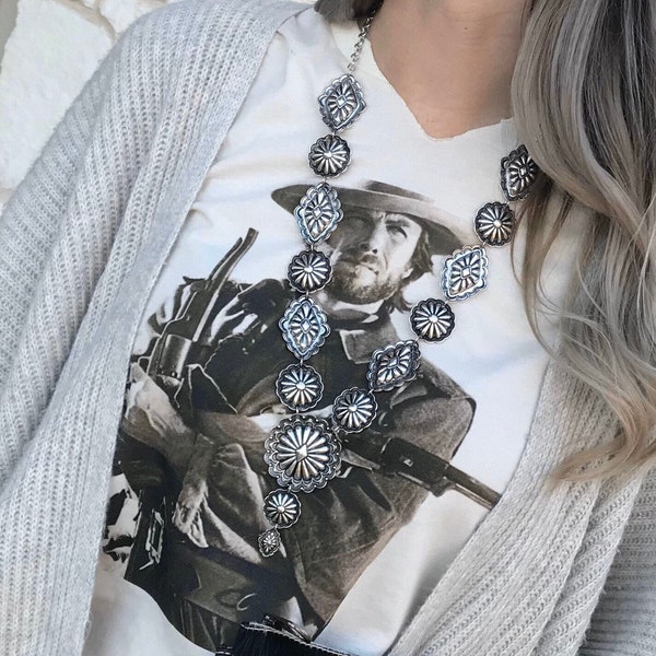 Concho Necklace - Etsy