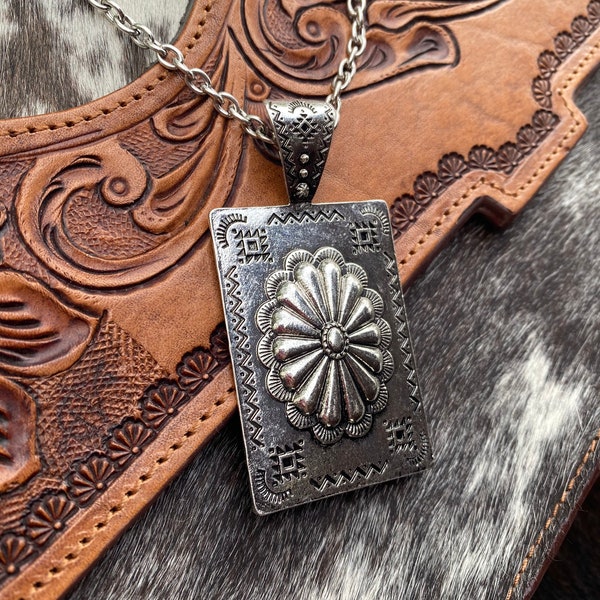 Concho Necklace - Etsy