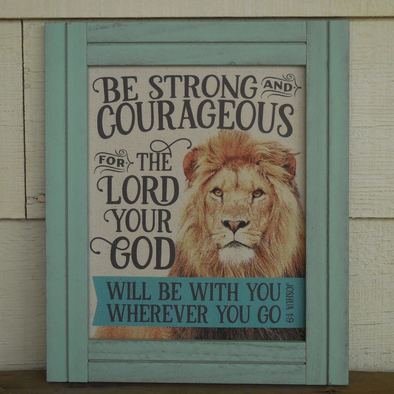 Rectangle Scripture Art Joshua - Etsy