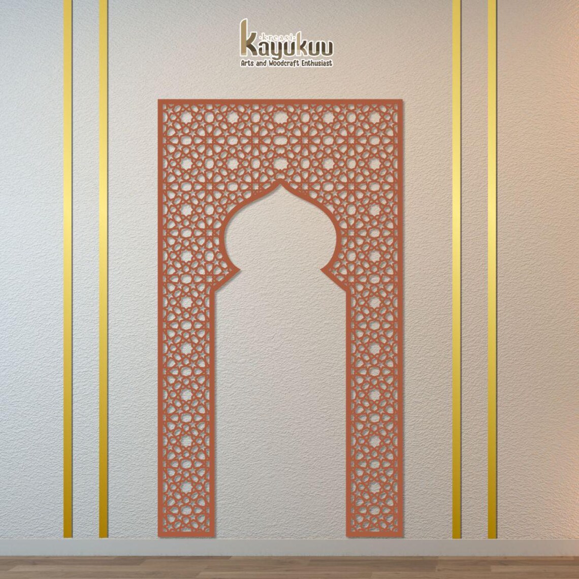 3D Plywood Mihrab Mushola: Islamic Wall Art Decor - Etsy