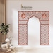 Wooden Mihrab Square 3D Islamic Wall Art Decor With Allah Muhammad ...