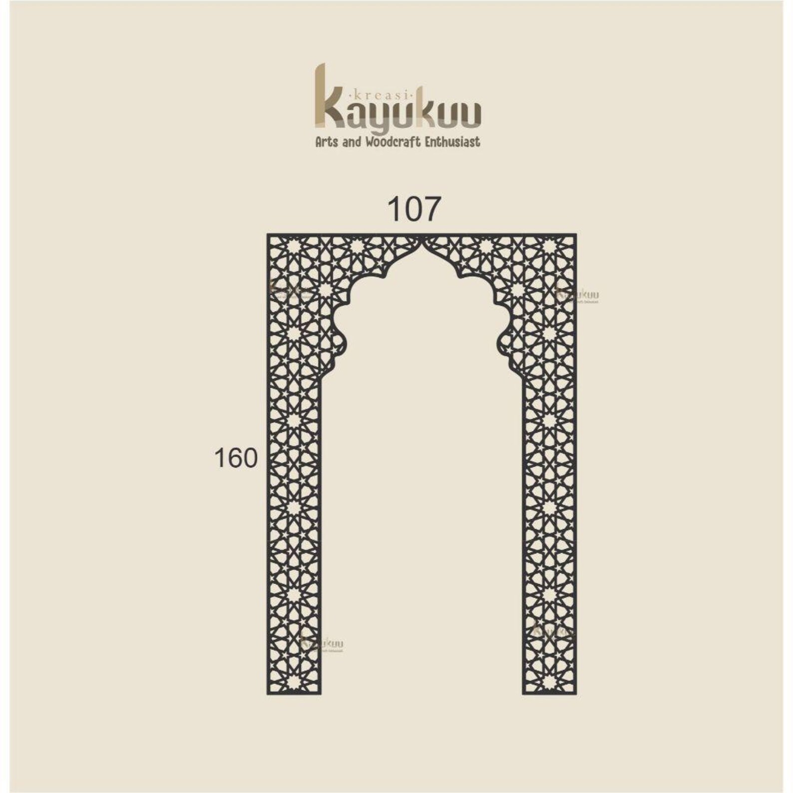 LED Mihrab Mushola: Modern Islamic Plywood Wall Art - Etsy
