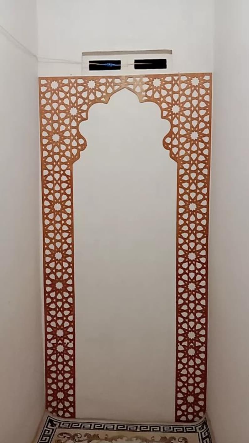 Wooden Mihrab Wall Decor: Islamic Art, Prayer Room Decoration - Etsy