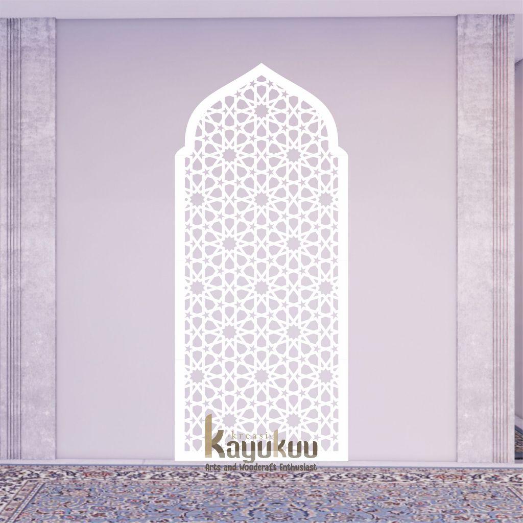 Wooden Mihrab Musholla "dome" 3D Islamic Wall Art Decor Made From ...