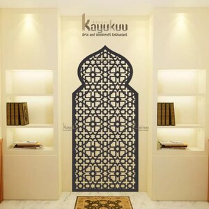 Wooden Mihrab "diamond Dome" Islamic Wall Art: Plywood Decor - Etsy