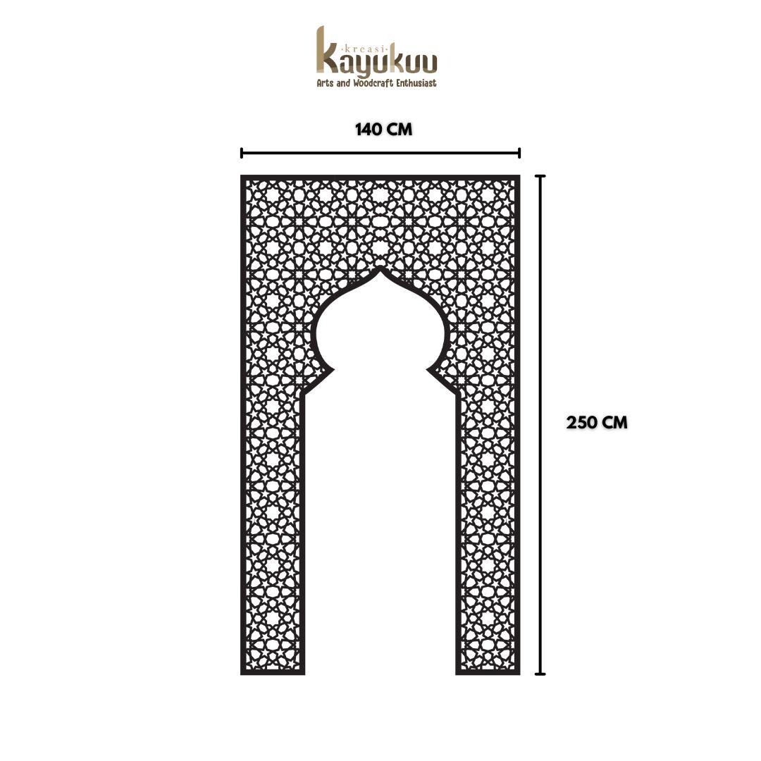3D Plywood Mihrab Mushola: Islamic Wall Art Decor - Etsy