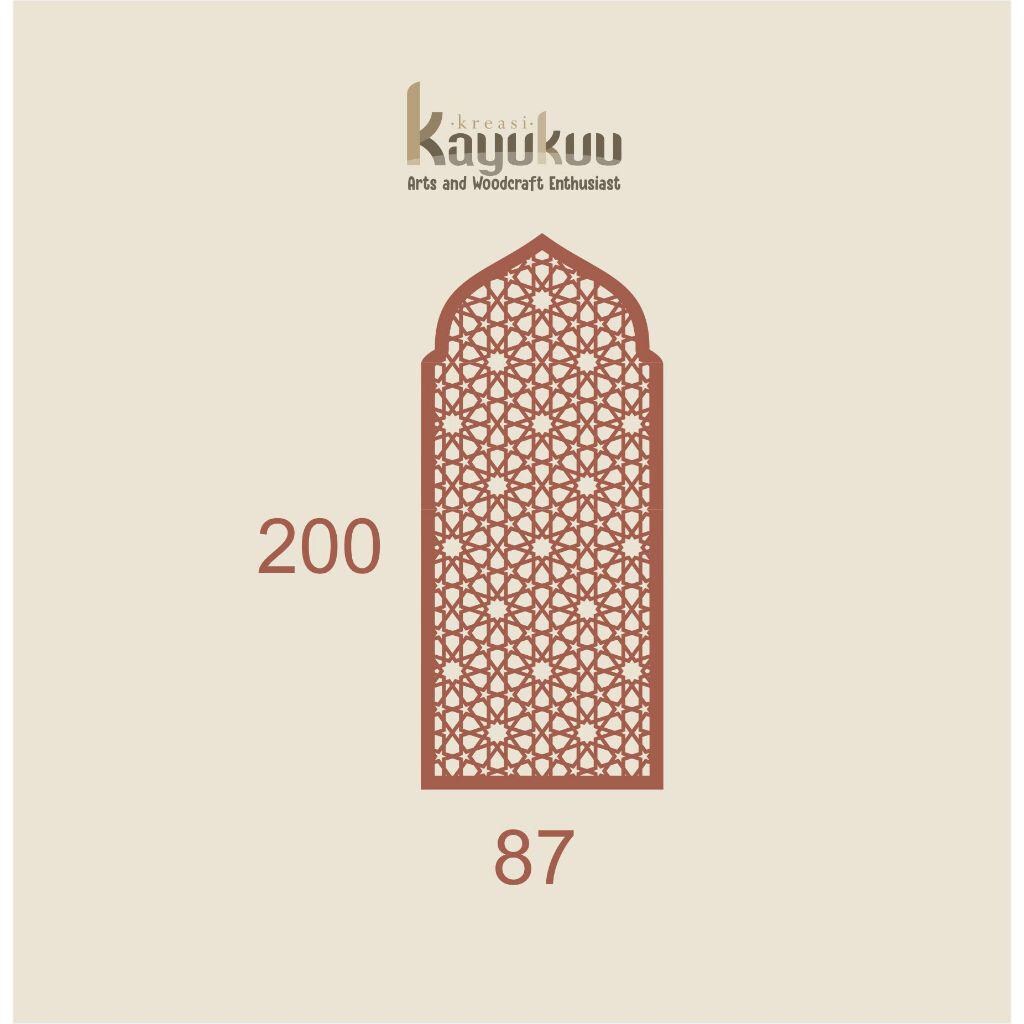 Wooden Mihrab Musholla "dome" 3D Islamic Wall Art Decor Made From ...