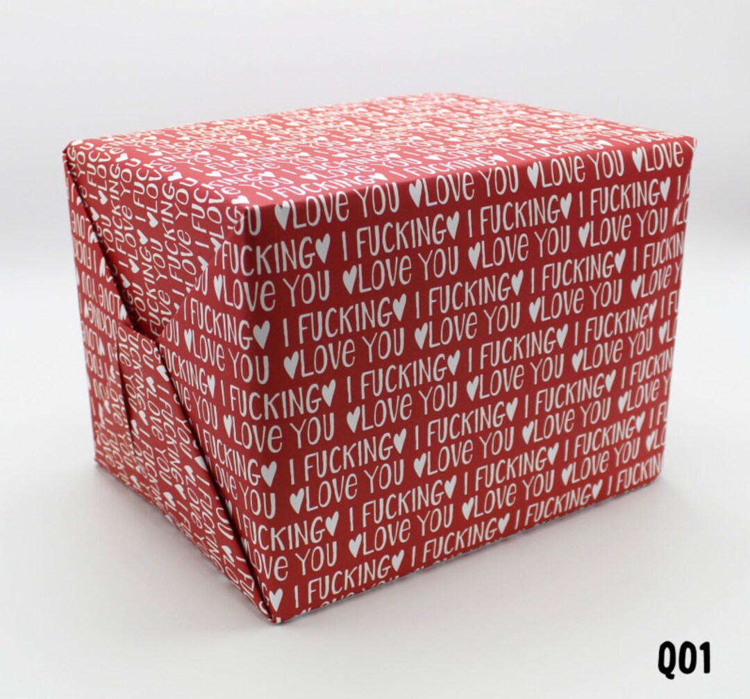 I Love You Wrapping Paper Wrapping Paper Gift Wrap - Etsy Australia