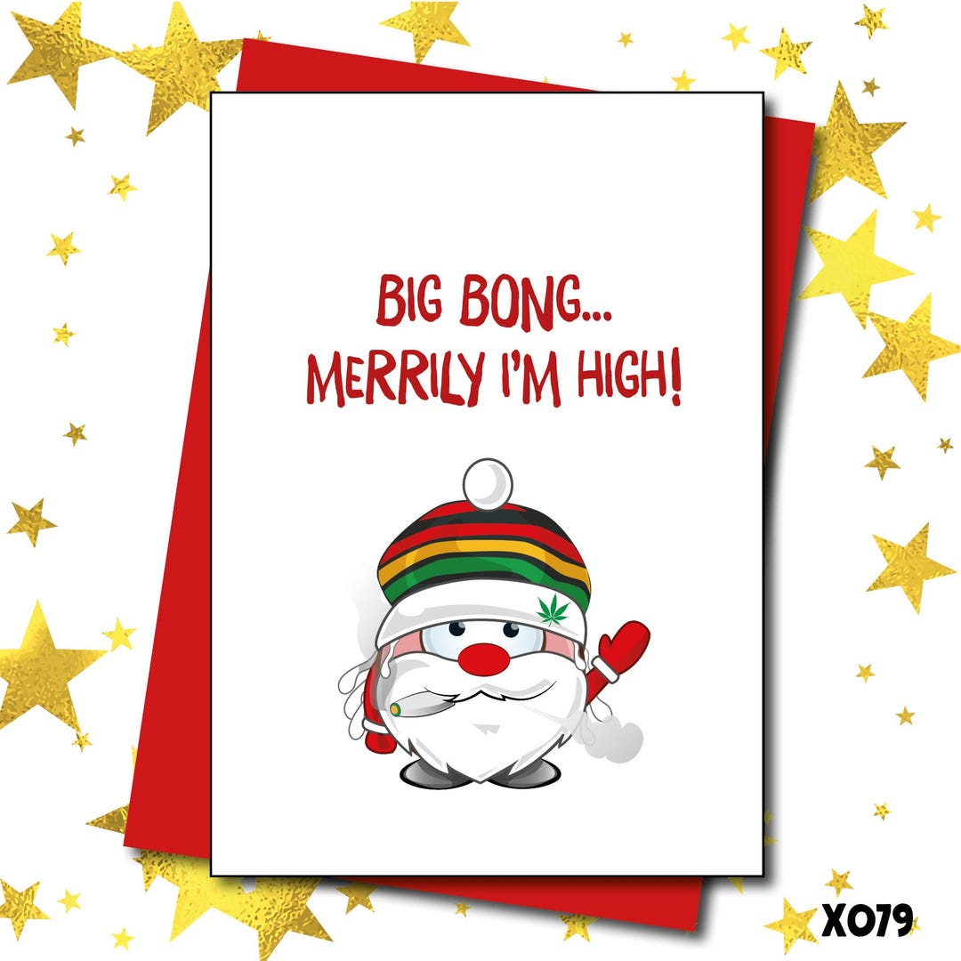 Funny Secret Santa Card | Rude Xmas Card | Adult Humour Christmas Card ...