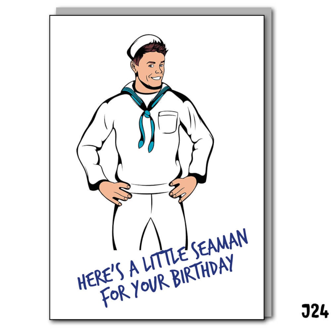 Seaman Birthday Cards - Etsy