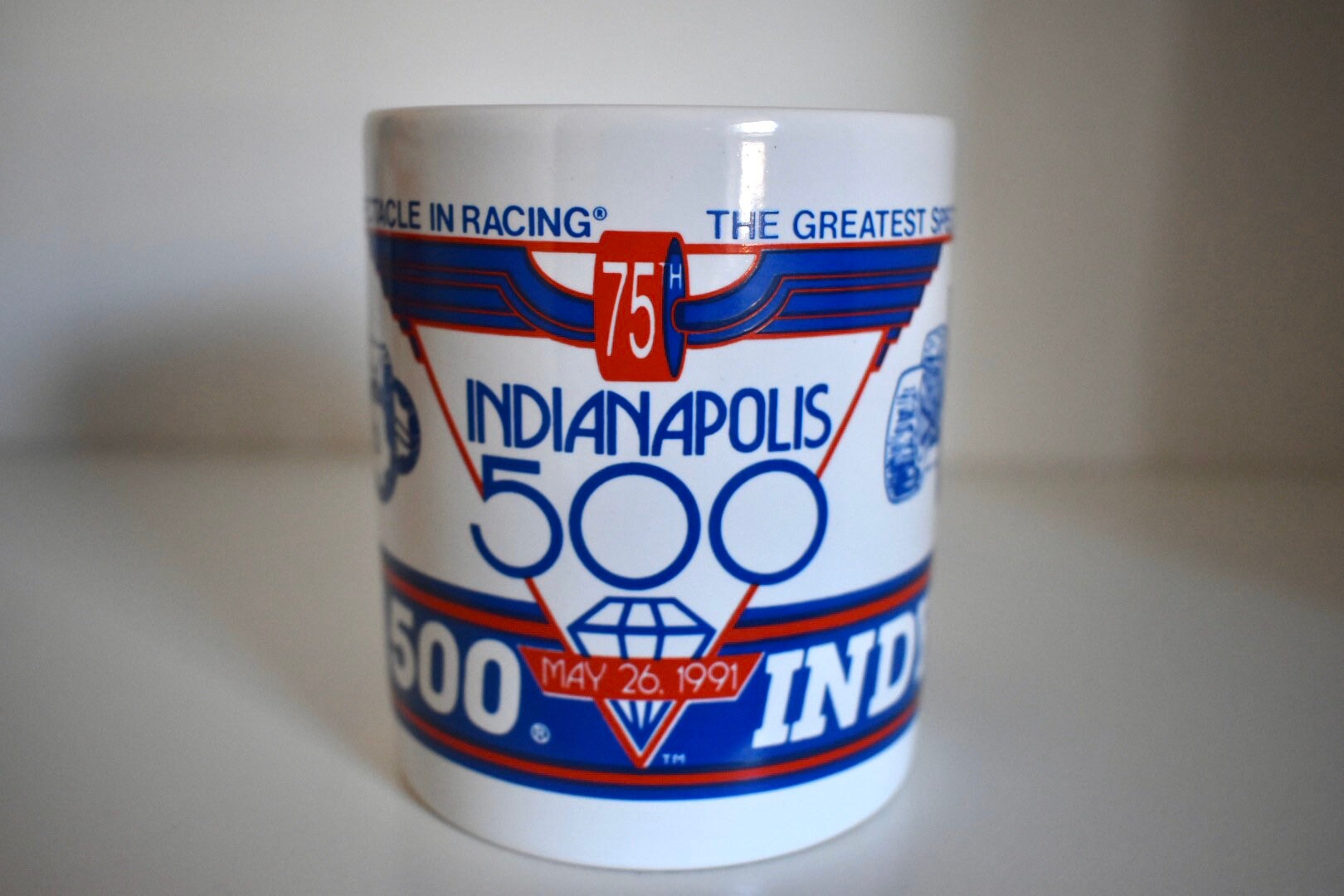 75th Indianapolis 500 Coffee Mug / Cup Indy 500 May 26, 1991 - Etsy