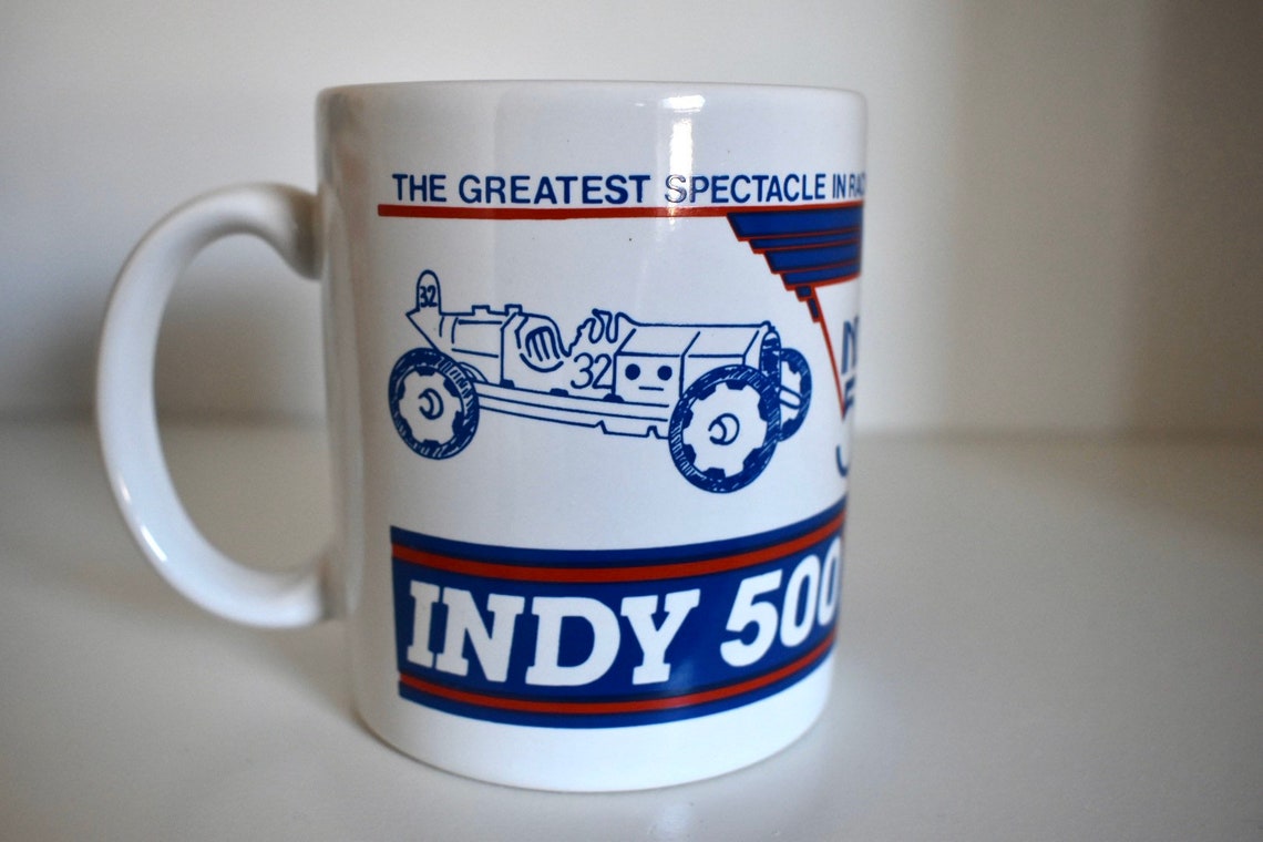 75th Indianapolis 500 Coffee Mug / Cup Indy 500 May 26, 1991 - Etsy
