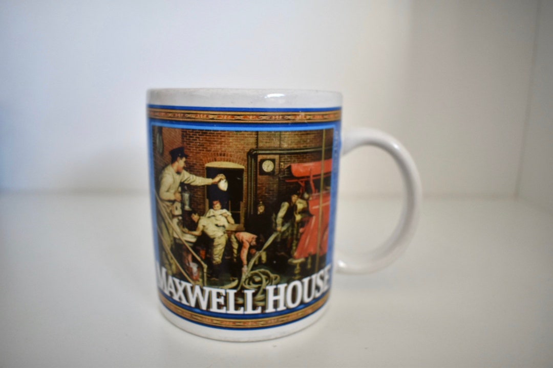 Old Vintage MAXWELL HOUSE COFFEE Cup Mug Advertising Circa - Etsy