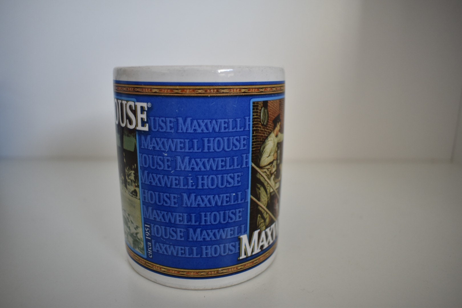 Old Vintage MAXWELL HOUSE COFFEE Cup Mug Advertising Circa - Etsy