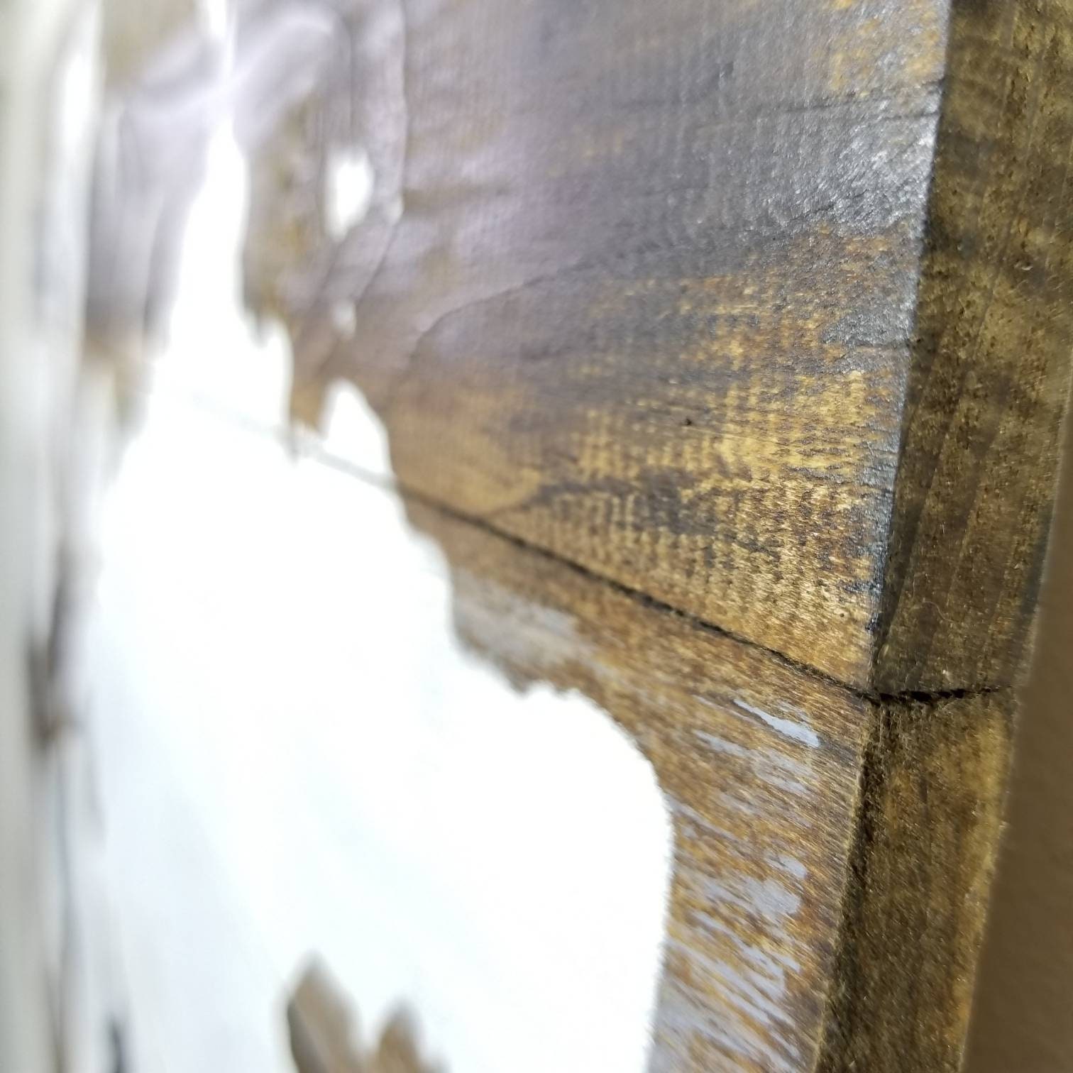 Industrial 1.0 Rustic Wood Map World Map on Wood Wood Map - Etsy Canada