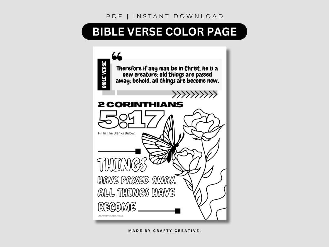 Sunday School Kids Bible Coloring Worksheets Printable Bible - Etsy