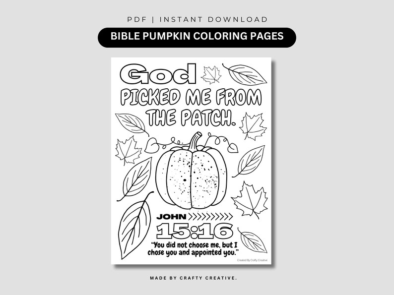 Sunday School, Fall Pumpkin Coloring Worksheets, Printable Bible Verses ...