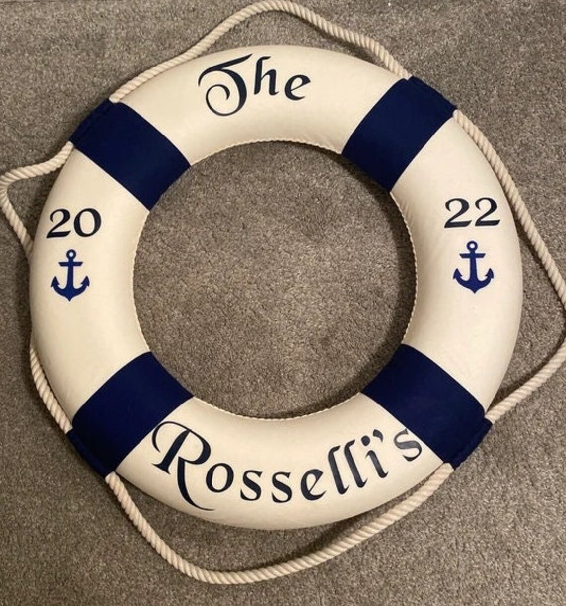 Personalized Life Ring/4 Sizes/nautical Wall Decor/baby - Etsy