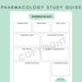 Nursing Student Pharmacology Notes – Fillable Pharmacology Medication ...