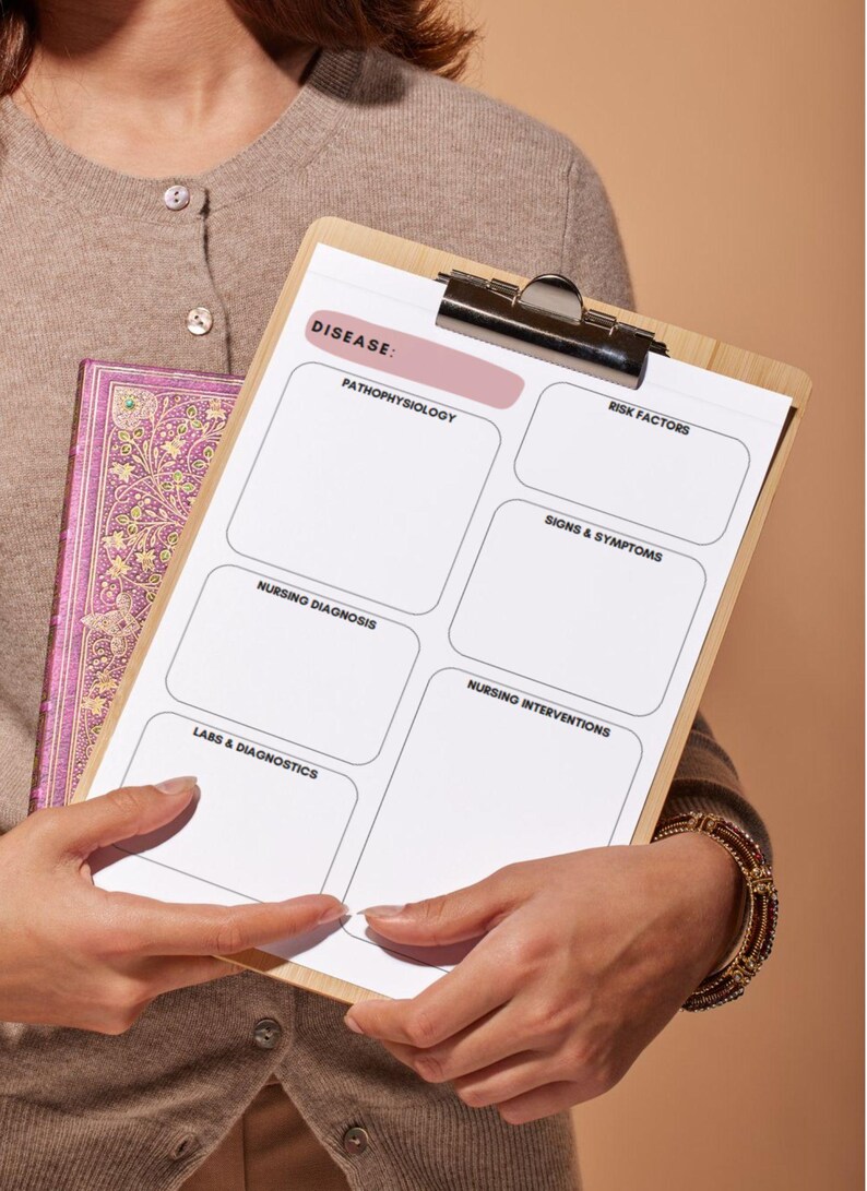 Nursing Student Pathophysiology Notes – Nursing School Notes – Fillable ...