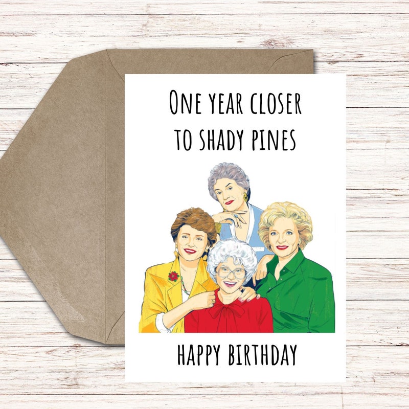 Shady Birthday Card - Etsy UK