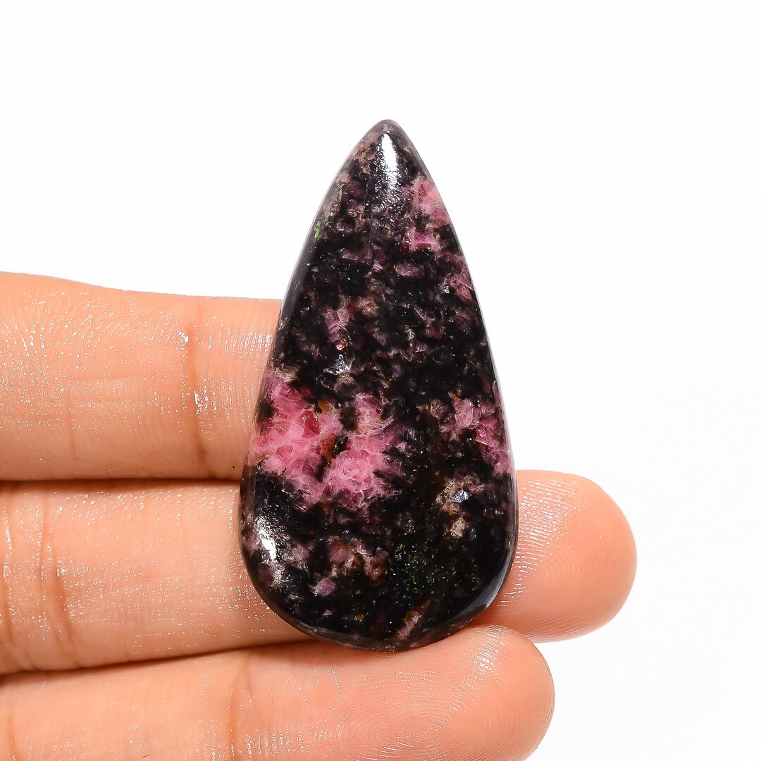 Beautiful Top Grade Quality 100% Natural Rhodonite Pear Shape Cabochon ...