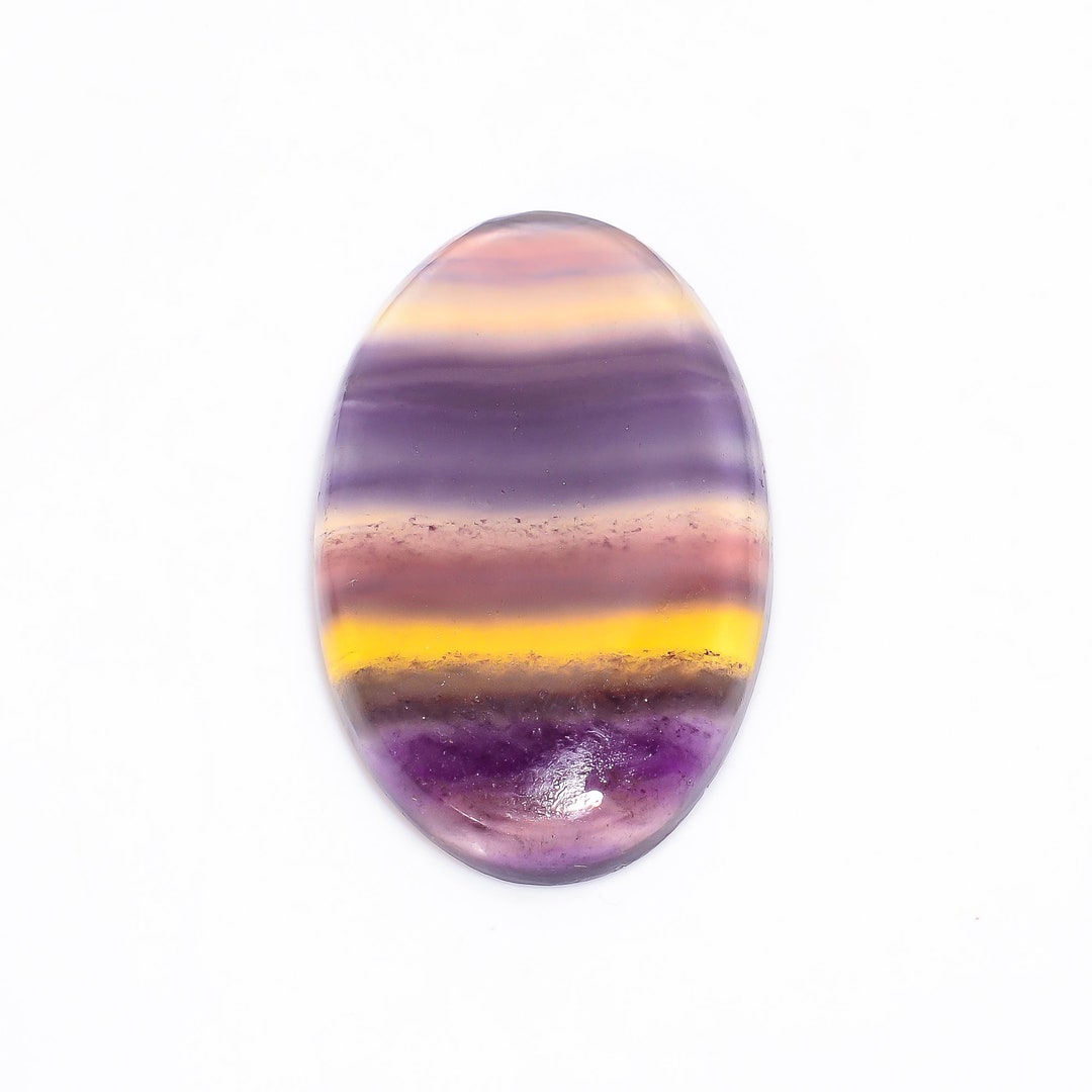 Wonderful Top Grade Quality 100% Natural Fluorite Oval Shape Cabochon ...