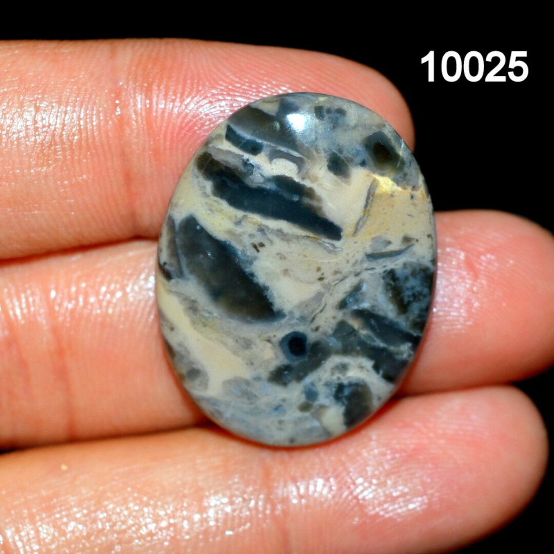 SPIDER WEB JASPER Gemstone Cabochon 39.00 Carat 30x22x6 Mm Loose ...