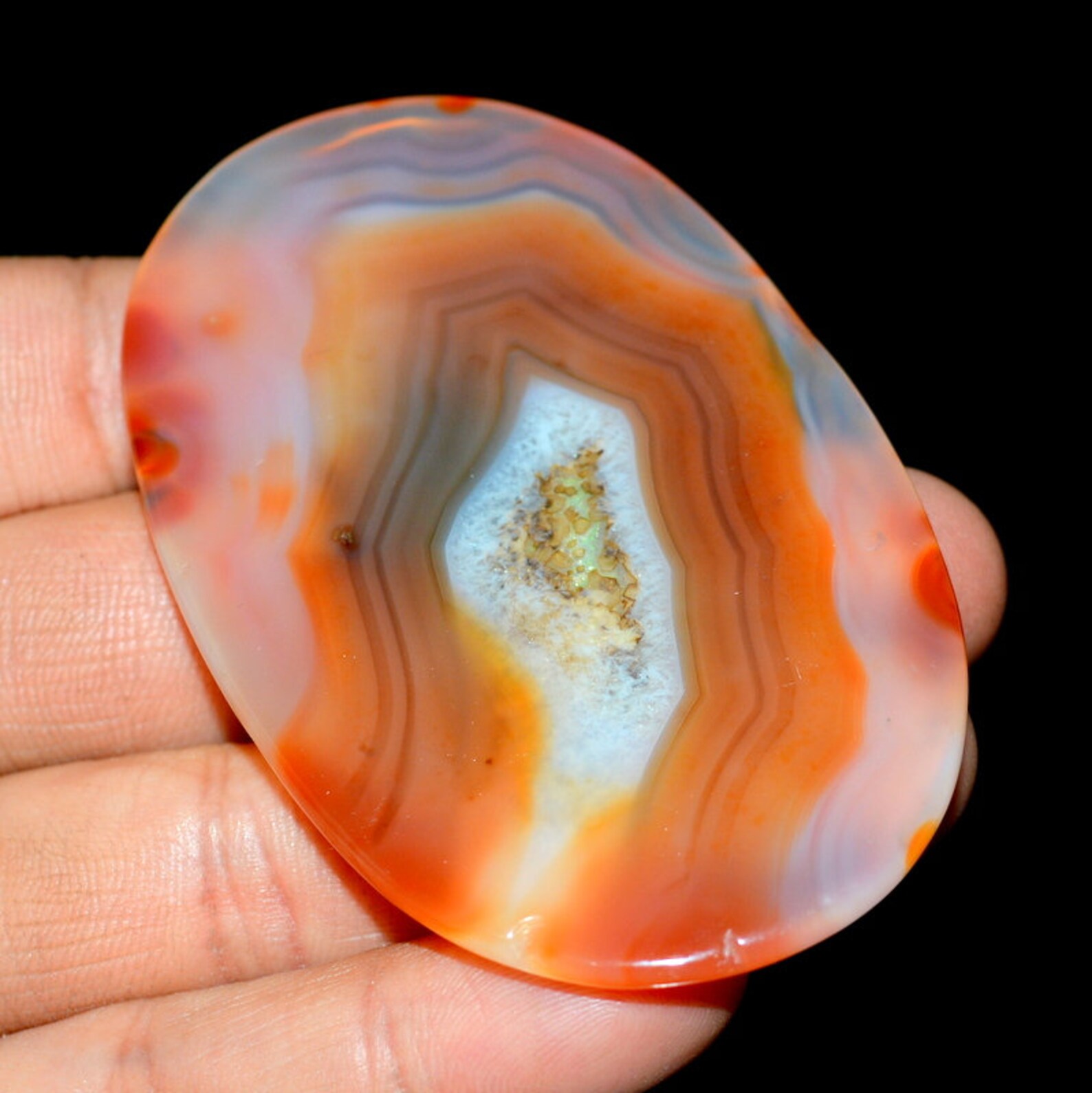 BANDED AGATE DRUZY 100% Natural Banded Agate Druzy Gemstone | Etsy