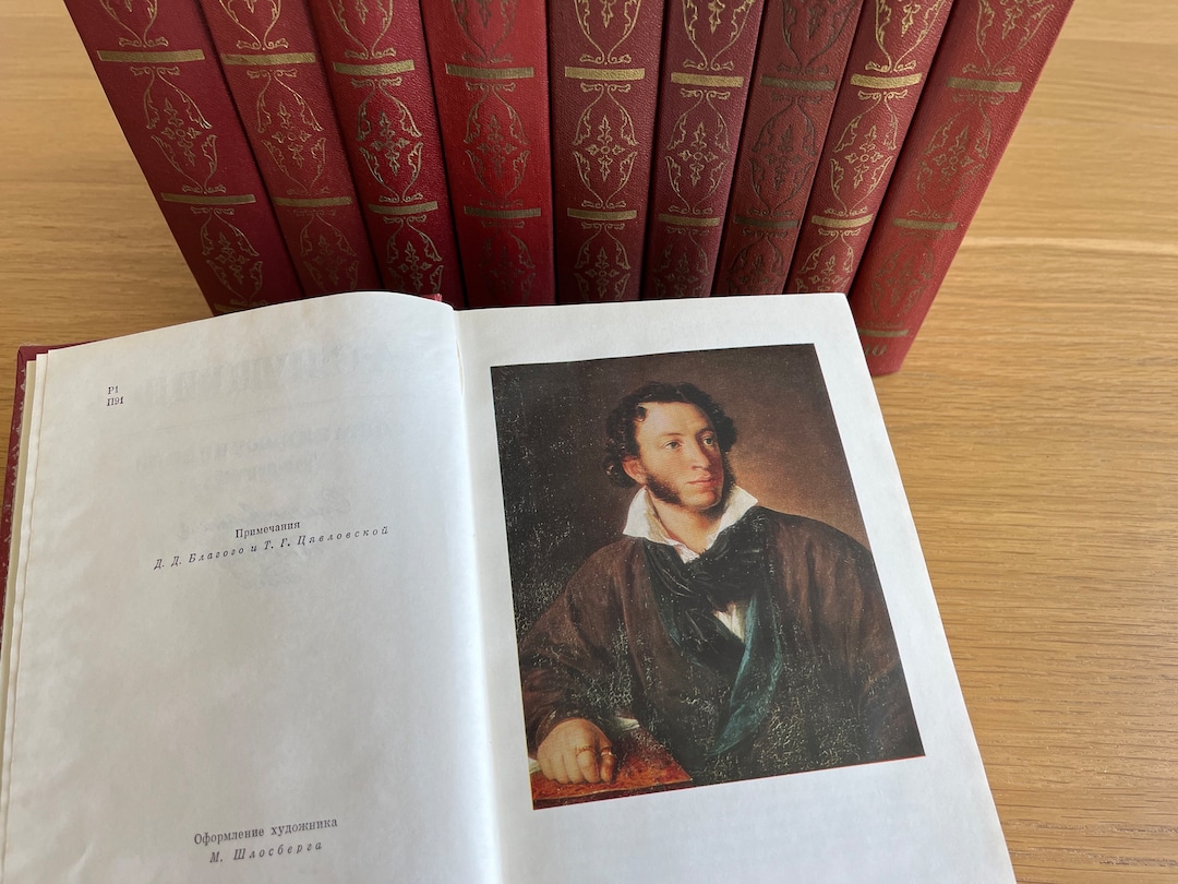 PUSHKIN ALEXANDER | Deluxe Collection in 10 Volumes | Russian Language ...