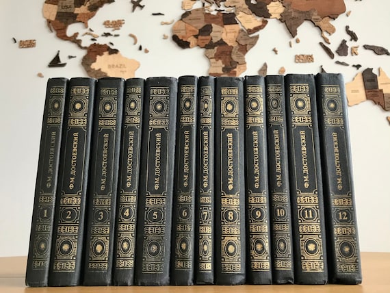 DOSTOEVSKY FYODOR 12 Volume Complete Edition the Idiot - Etsy