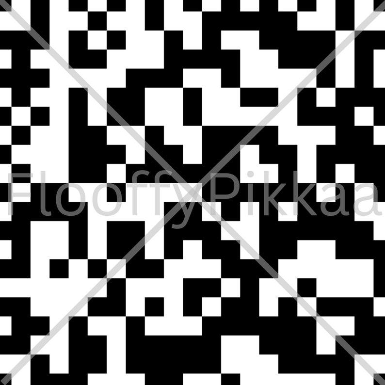 Rick Roll QR Code Cross Stitch/c2c Crochet PATTERN ONLY 30cm/160cm - Etsy