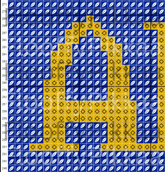 Reversible World of Warcraft Horde/alliance C2C Crochet Blanket PATTERN ...