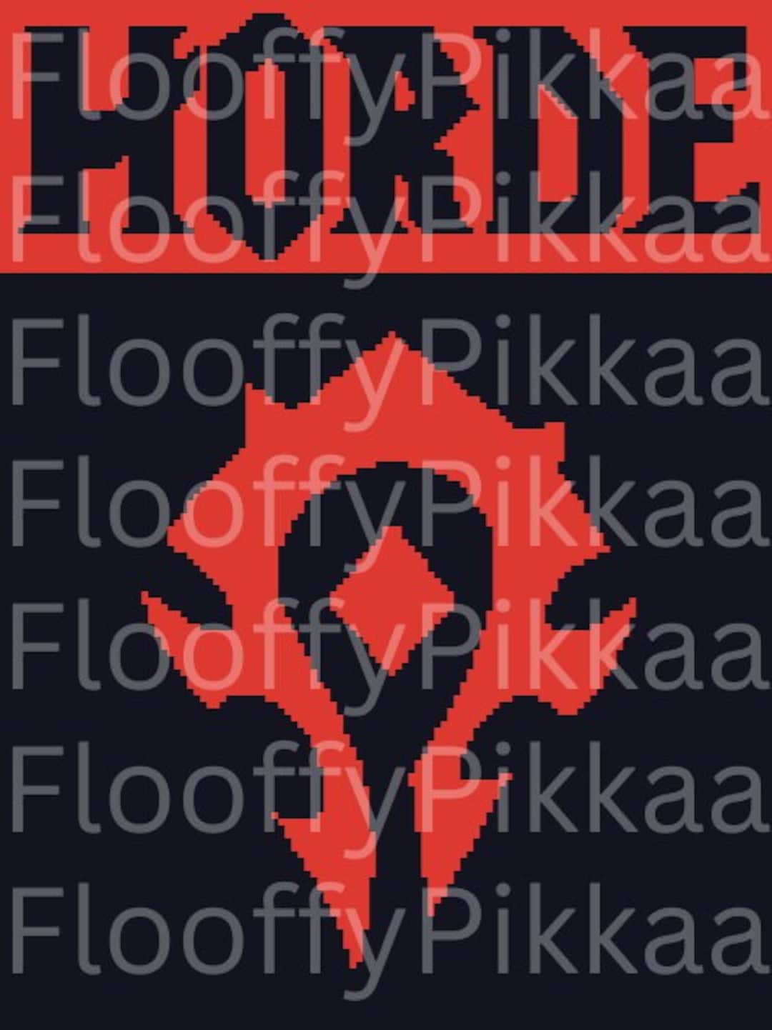 Reversible World of Warcraft Horde/alliance C2C Crochet Blanket PATTERN ...