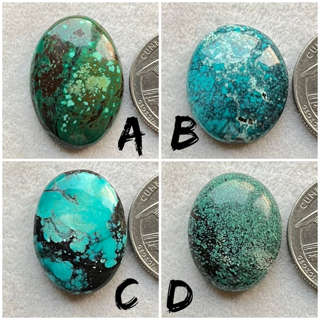 Top Quality Natural Tibetan Turquoise Cabochon, Loose Gemstone for ...