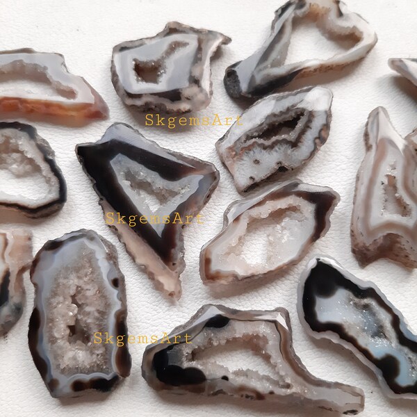 Brown Geode Necklace - Etsy