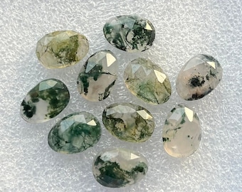 Moss Agate Slice - Etsy