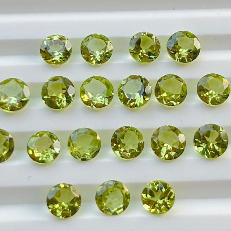 Natural Peridot Ring - Etsy