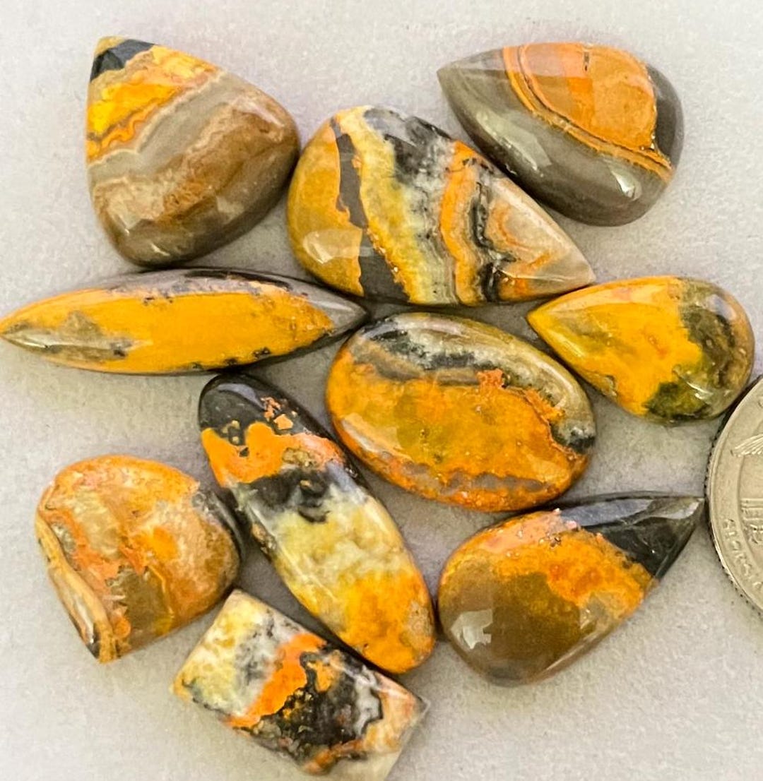 Top 10 Pcs Lot Natural Bumblebee Cabochon, With Very Cheap Price Loose ...