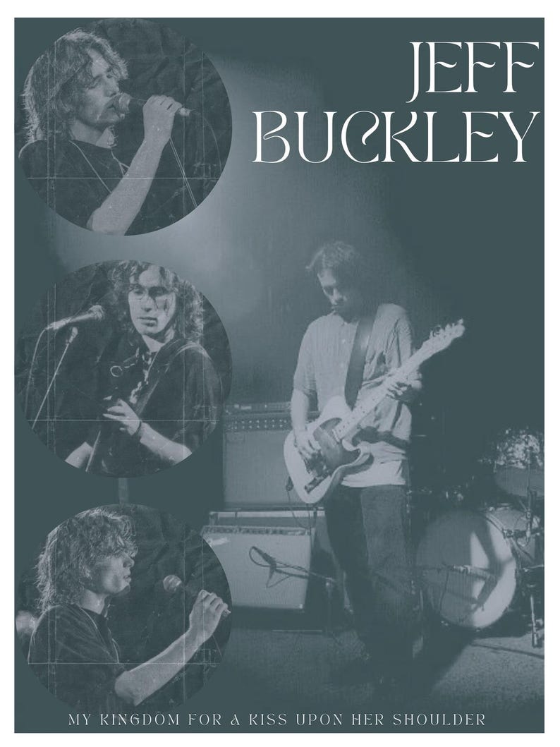 Jeff Buckley Music Poster | Digital Download - Etsy