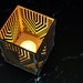 Sacred Geometry Cubes Glowing LED Art Piece Night Lamp Spiritual Trippy ...