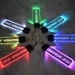 Sacred Geometry Cubes Glowing LED Art Piece Night Lamp Spiritual Trippy ...