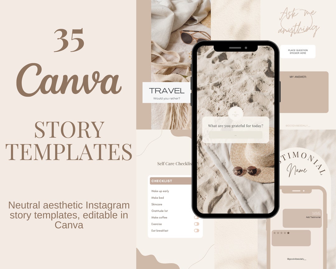 35 Instagram Story Template Pack, Social Media Instagram Templates ...
